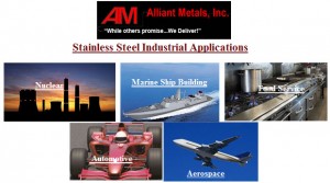 Application Examples of Stainless Steel - Alliant Metals Inc.